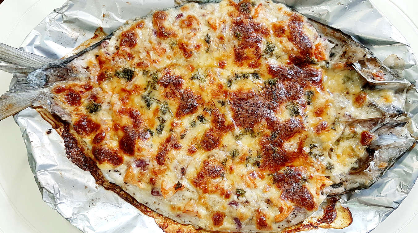 Cheesy Baked Bangus (Milkfish) Recipe - My Simple Recipe