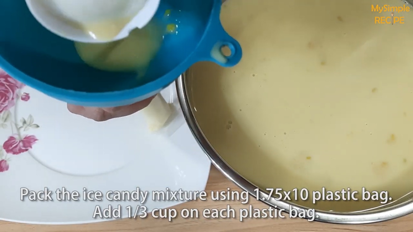 Avocado Ice Candy Recipe - My Simple Recipe