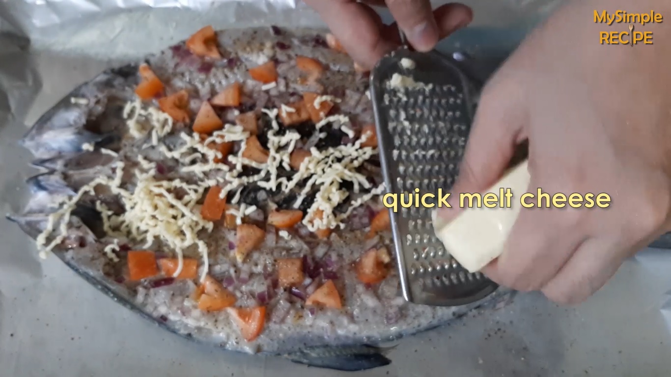 Cheesy Baked Bangus (Milkfish) Recipe - My Simple Recipe