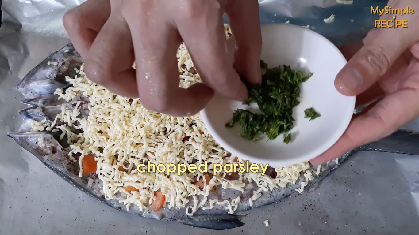Cheesy Baked Bangus (Milkfish) Recipe - My Simple Recipe