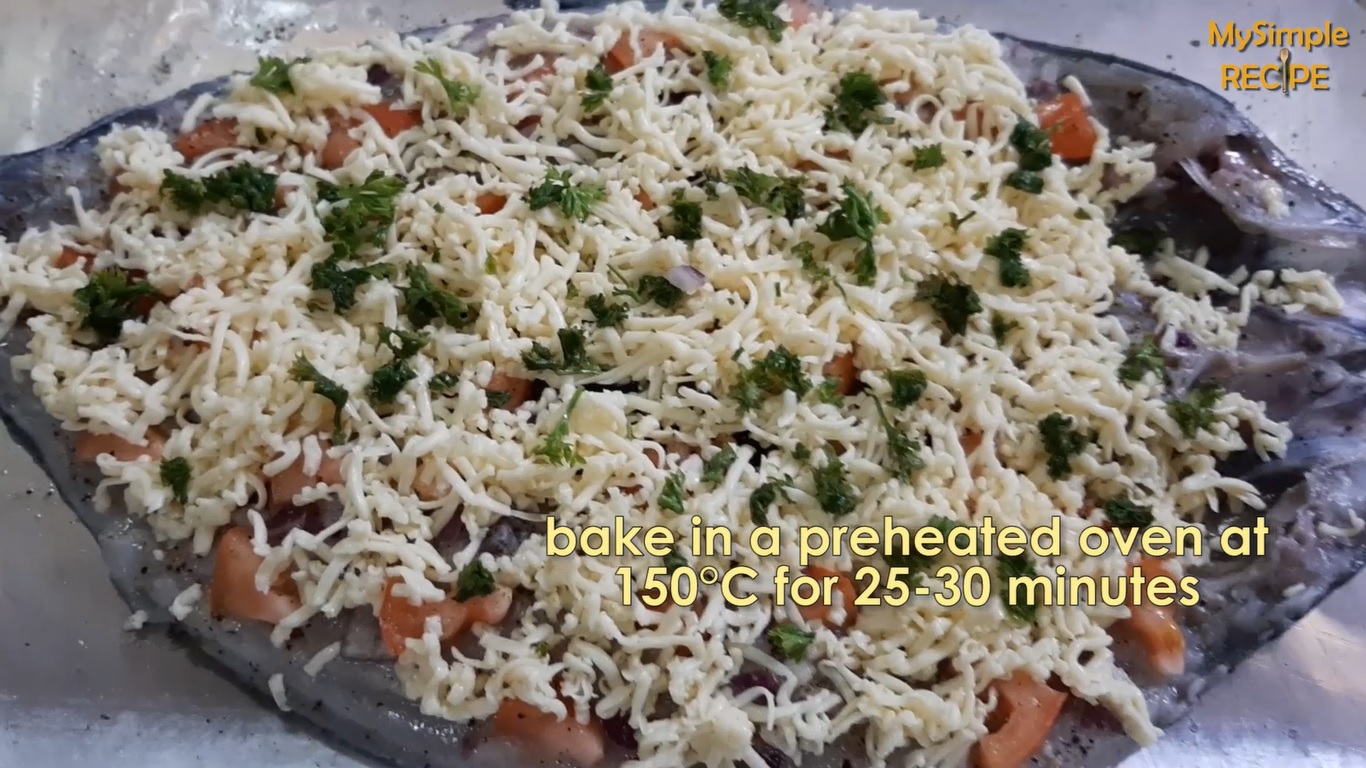 Cheesy Baked Bangus (Milkfish) Recipe - My Simple Recipe